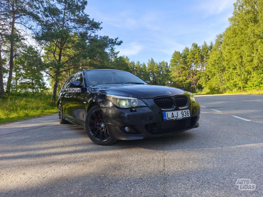 Черный БМВ 535 2005 в Укмерге, объемом двигателя 3.00 л и пробегом 366 тыс. км за 3300 €, фото 1 на AUTOMOTO.COM.LV