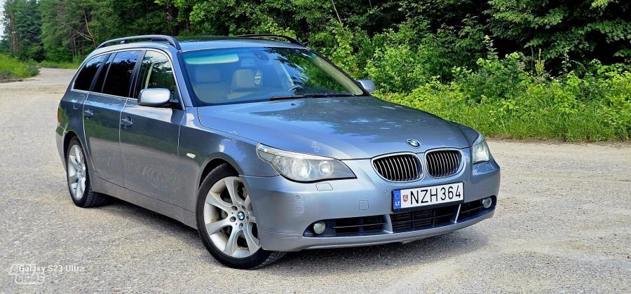 Black BMW 535 2005 in Kaunas, with an engine capacity of 3.00 L and mileage of 308 thousand km for 2250 €, photo 3 on AUTOMOTO.COM.LV