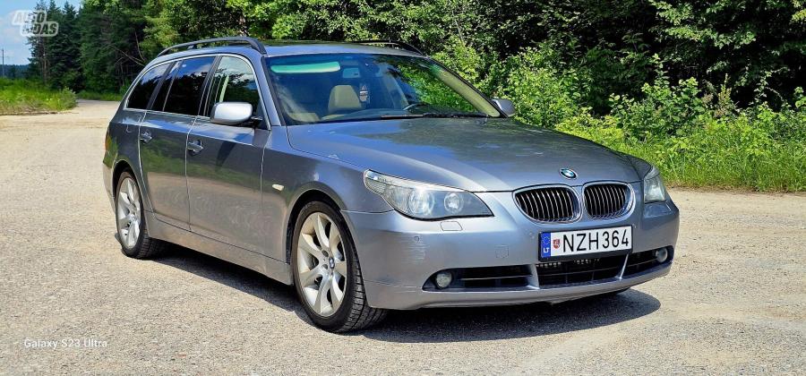 Black BMW 535 2005 in Kaunas, with an engine capacity of 3.00 L and mileage of 308 thousand km for 2250 €, photo 6 on AUTOMOTO.COM.LV