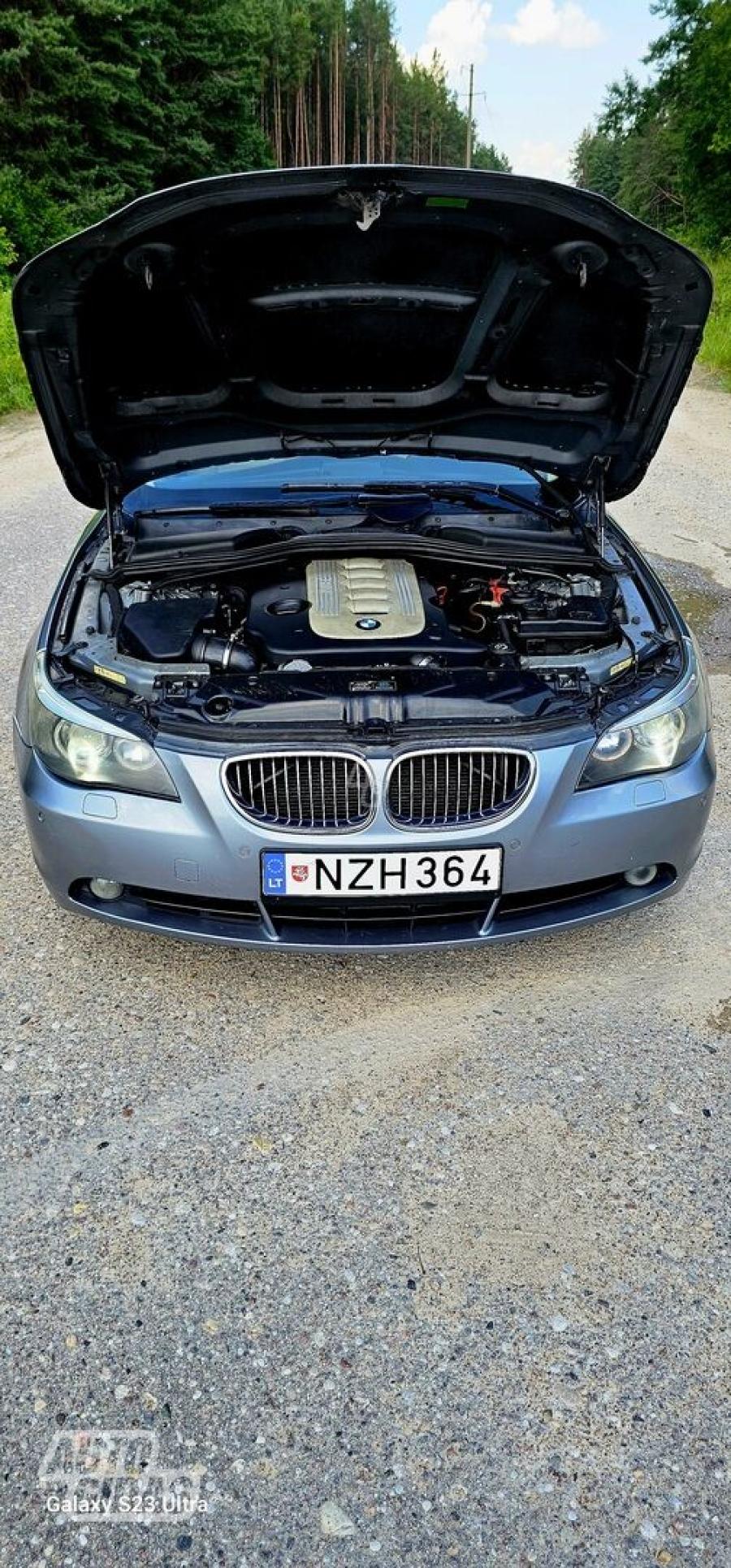 Black BMW 535 2005 in Kaunas, with an engine capacity of 3.00 L and mileage of 308 thousand km for 2250 €, photo 14 on AUTOMOTO.COM.LV