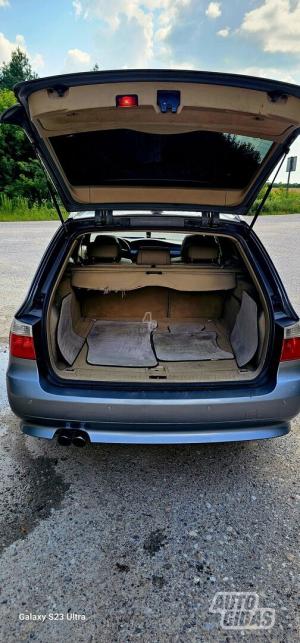 Black BMW 535 2005 in Kaunas, with an engine capacity of 3.00 L and mileage of 308 thousand km for 2250 €, photo 16 on AUTOMOTO.COM.LV