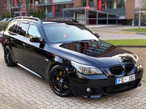 Black BMW 535 2005 in Riga, with an engine capacity of 3.00 L and mileage of 312 thousand km for 4490 €, photo 1 on AUTOMOTO.COM.LV