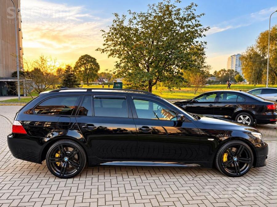 Black BMW 535 2005 in Riga, with an engine capacity of 3.00 L and mileage of 312 thousand km for 4490 €, photo 6 on AUTOMOTO.COM.LV