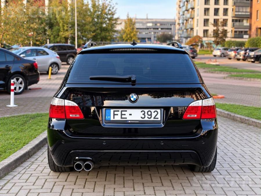Black BMW 535 2005 in Riga, with an engine capacity of 3.00 L and mileage of 312 thousand km for 4490 €, photo 7 on AUTOMOTO.COM.LV