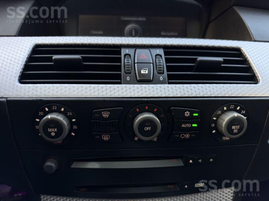 Black BMW 535 2005 in Riga, with an engine capacity of 3.00 L and mileage of 312 thousand km for 4490 €, photo 19 on AUTOMOTO.COM.LV