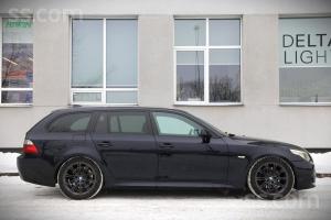 Black BMW 535 2006 in Riga, with an engine capacity of 3.00 L and mileage of 378 thousand km for 5495 €, photo 3 on AUTOMOTO.COM.LV