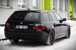 Black BMW 535 2006 in Riga, with an engine capacity of 3.00 L and mileage of 378 thousand km for 5495 €, photo 6 on AUTOMOTO.COM.LV