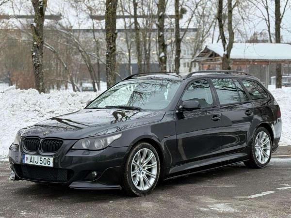 Black BMW 535 2006 in Kaunas, with an engine capacity of 2.99 L and mileage of 346 thousand km for 4350 €, photo 1 on AUTOMOTO.COM.LV
