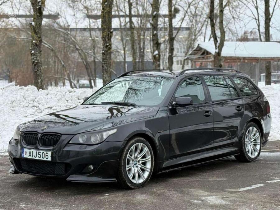 Melns BMW 535 2006 Kauņa, ar dzinēja tilpumu 2.99 L un nobraukumu 346 tūkst. km par 4350 €, foto 1 vietnē AUTOMOTO.COM.LV