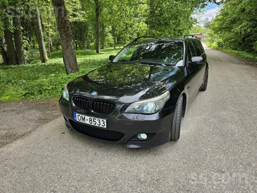 Black BMW 535 2006 in Aluksne, with an engine capacity of 3.00 L and mileage of 362 thousand km for 3800 €, photo 3 on AUTOMOTO.COM.LV