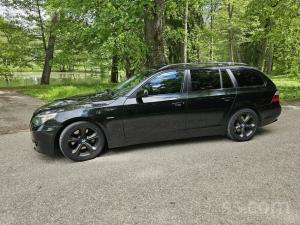 Black BMW 535 2006 in Aluksne, with an engine capacity of 3.00 L and mileage of 362 thousand km for 3800 €, photo 4 on AUTOMOTO.COM.LV