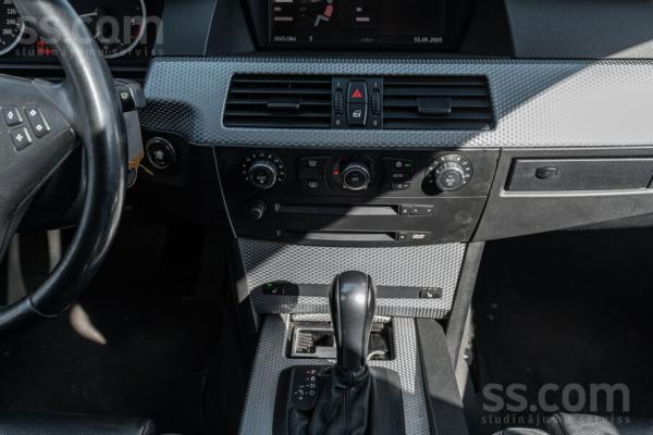 Melns BMW 535 2006 Rīga, ar dzinēja tilpumu 3.00 L un nobraukumu 339 tūkst. km par 5500 €, foto 9 vietnē AUTOMOTO.COM.LV