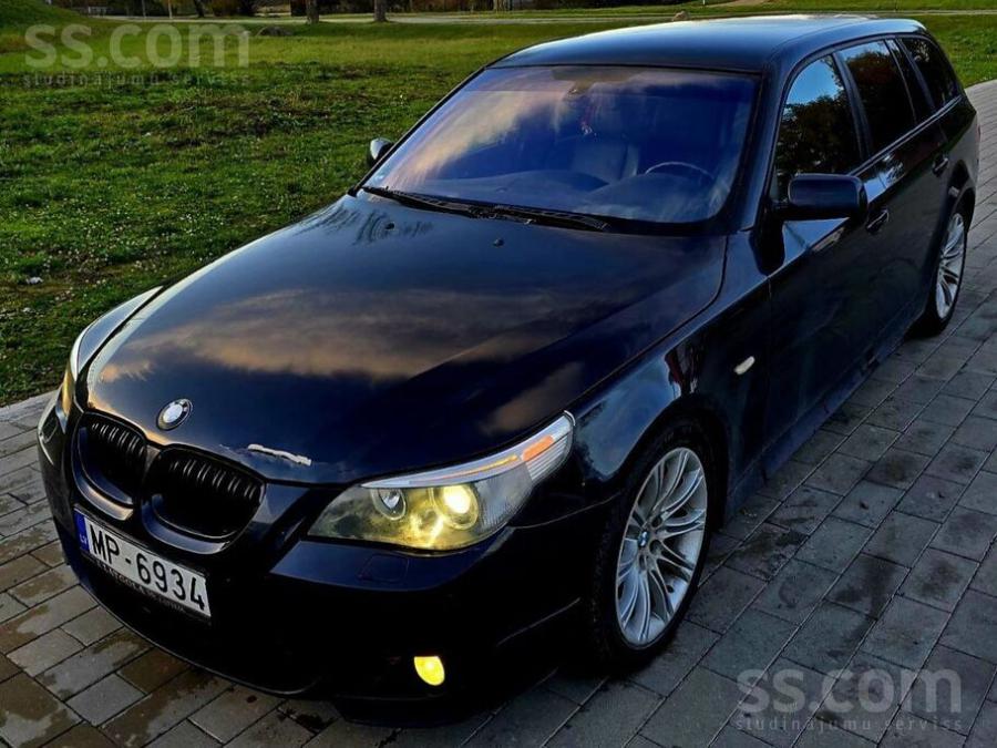Black BMW 535 2006 in Jekabpils, with an engine capacity of 3.00 L and mileage of 323 thousand km for 5200 €, photo 3 on AUTOMOTO.COM.LV
