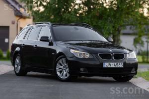 Черный БМВ 535 2006 в Елгава, объемом двигателя 3.00 л и пробегом 378 тыс. км за 2999 €, фото  на AUTOMOTO.COM.LV