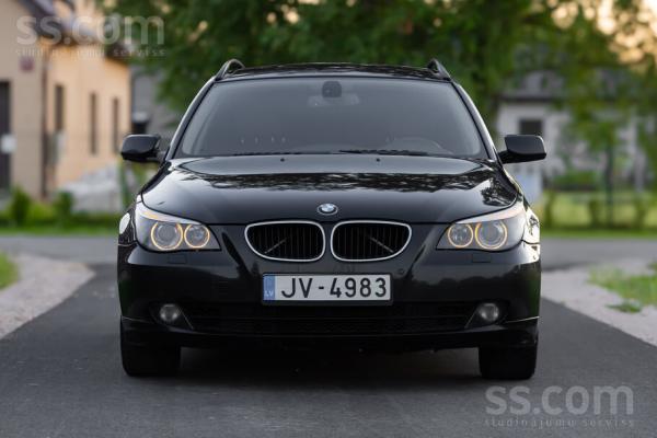 Black BMW 535 2006 in Jelgava, with an engine capacity of 3.00 L and mileage of 378 thousand km for 2999 €, photo 2 on AUTOMOTO.COM.LV