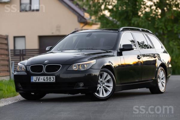 Black BMW 535 2006 in Jelgava, with an engine capacity of 3.00 L and mileage of 378 thousand km for 2999 €, photo 3 on AUTOMOTO.COM.LV