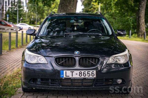 Black BMW 535 2006 in Riga, with an engine capacity of 3.00 L and mileage of 394 thousand km for 2590 €, photo 2 on AUTOMOTO.COM.LV