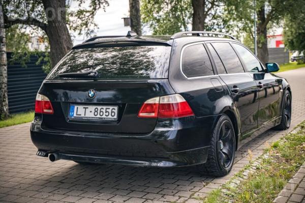 Black BMW 535 2006 in Riga, with an engine capacity of 3.00 L and mileage of 394 thousand km for 2590 €, photo 4 on AUTOMOTO.COM.LV