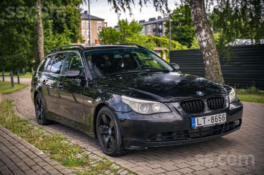 Melns BMW 535 2006 Rīga, ar dzinēja tilpumu 3.00 L un nobraukumu 394 tūkst. km par 2590 €, foto 4 vietnē AUTOMOTO.COM.LV
