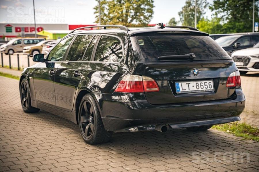 Melns BMW 535 2006 Rīga, ar dzinēja tilpumu 3.00 L un nobraukumu 394 tūkst. km par 2590 €, foto 7 vietnē AUTOMOTO.COM.LV