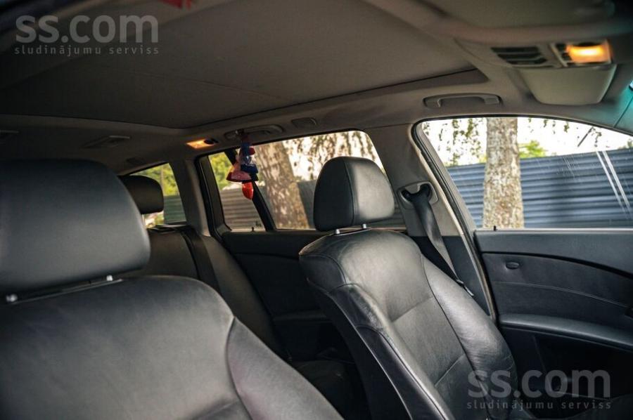 Melns BMW 535 2006 Rīga, ar dzinēja tilpumu 3.00 L un nobraukumu 394 tūkst. km par 2590 €, foto 14 vietnē AUTOMOTO.COM.LV