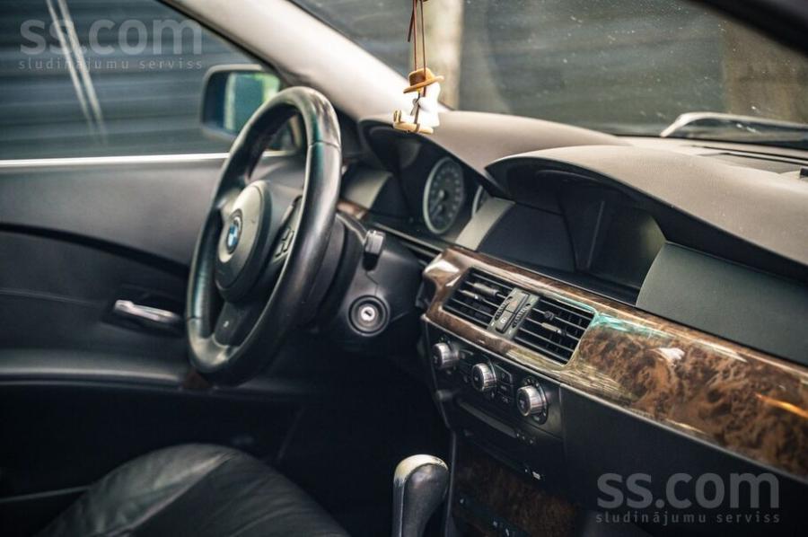 Melns BMW 535 2006 Rīga, ar dzinēja tilpumu 3.00 L un nobraukumu 394 tūkst. km par 2590 €, foto 15 vietnē AUTOMOTO.COM.LV
