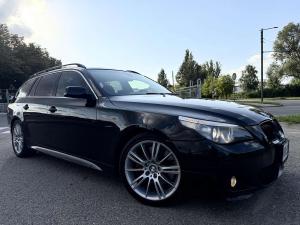 Black BMW 535 2006 in Kaunas, with an engine capacity of 2.99 L and mileage of 396 thousand km for 4000 €, photo 17 on AUTOMOTO.COM.LV