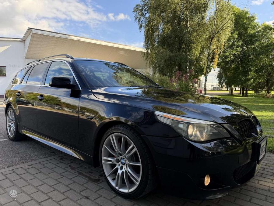 Melns BMW 535 2006 Kauņa, ar dzinēja tilpumu 2.99 L un nobraukumu 416 tūkst. km par 3950 €, foto 3 vietnē AUTOMOTO.COM.LV