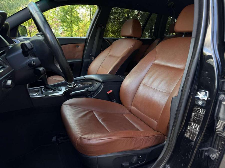 Melns BMW 535 2006 Kauņa, ar dzinēja tilpumu 3.50 L un nobraukumu 396 tūkst. km par 3500 €, foto 7 vietnē AUTOMOTO.COM.LV