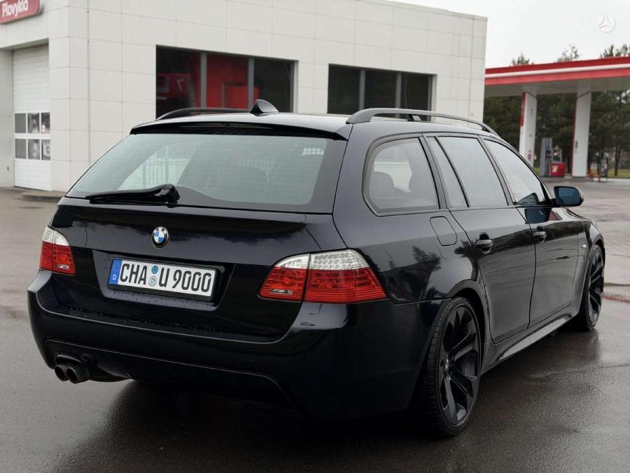 Melns BMW 535 2007 Rokiškis, ar dzinēja tilpumu 2.99 L un nobraukumu 370 tūkst. km par 6150 €, foto 7 vietnē AUTOMOTO.COM.LV