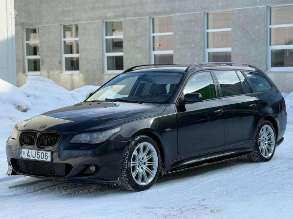 Black BMW 535 2007 in Kaunas, with an engine capacity of 2.99 L and mileage of 346 thousand km for 4000 €, photo 1 on AUTOMOTO.COM.LV