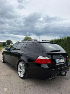 Melns BMW 535 2007 Kauņa, ar dzinēja tilpumu 3.00 L un nobraukumu 420 tūkst. km par 6750 €, foto 4 vietnē AUTOMOTO.COM.LV