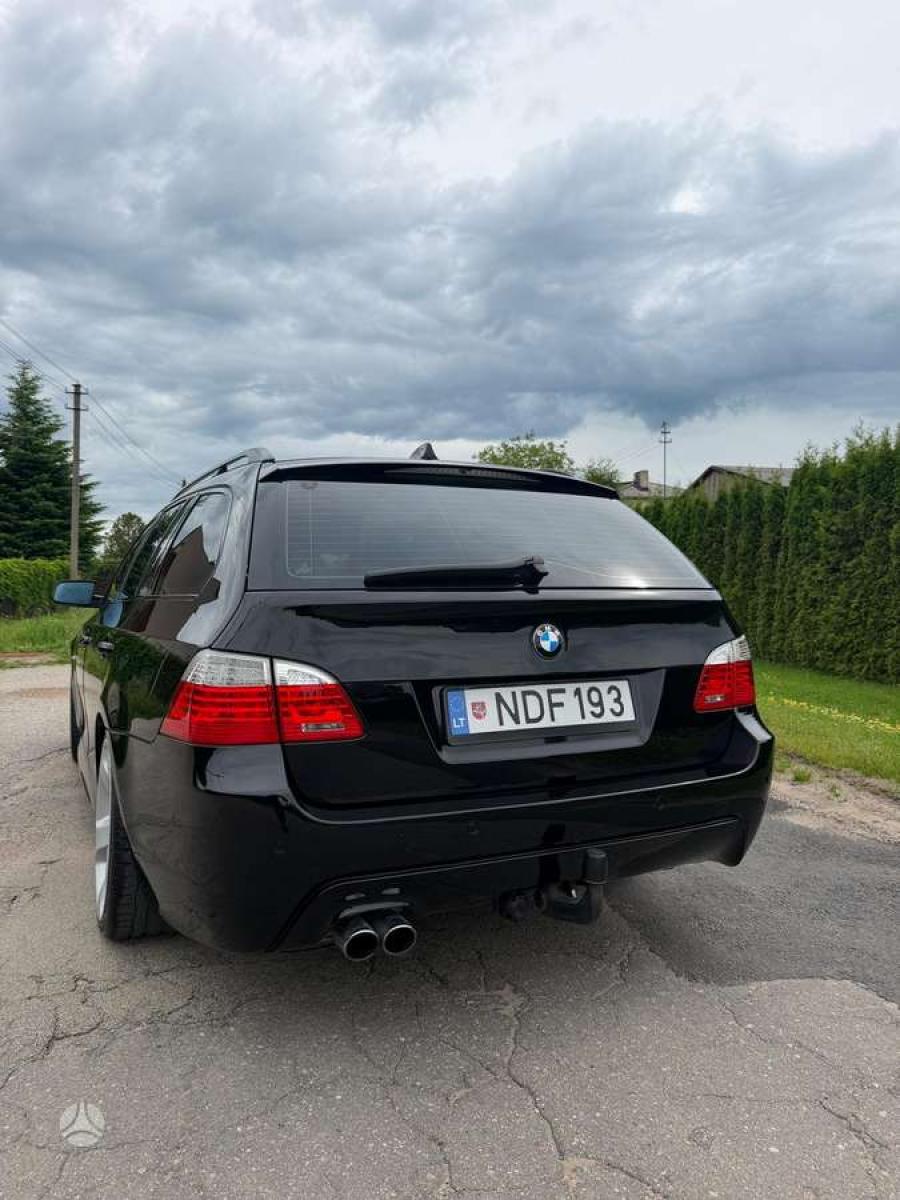 Melns BMW 535 2007 Kauņa, ar dzinēja tilpumu 3.00 L un nobraukumu 420 tūkst. km par 6750 €, foto 6 vietnē AUTOMOTO.COM.LV