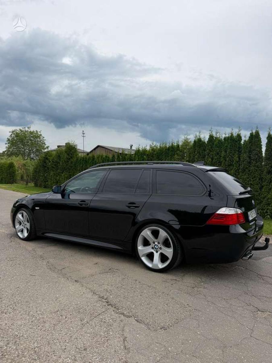 Melns BMW 535 2007 Kauņa, ar dzinēja tilpumu 3.00 L un nobraukumu 420 tūkst. km par 6750 €, foto 7 vietnē AUTOMOTO.COM.LV