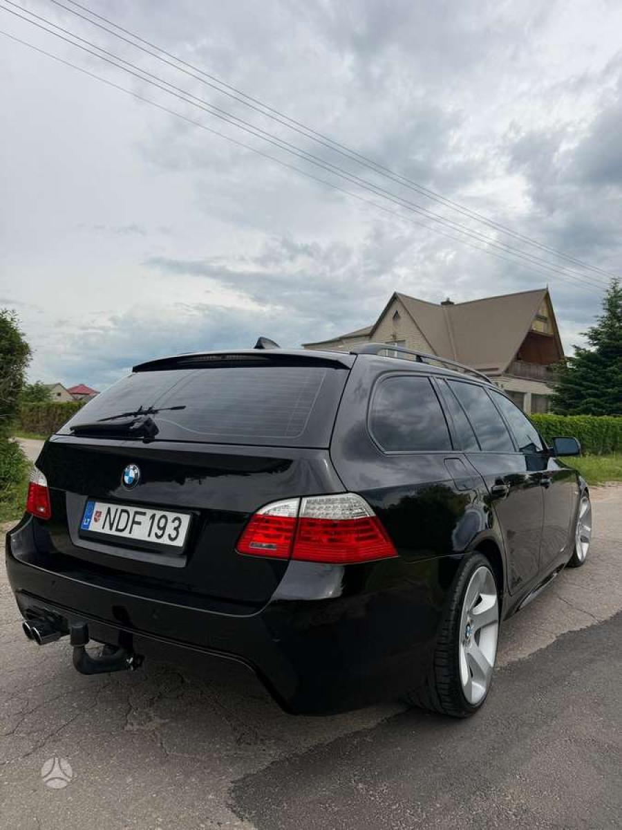 Melns BMW 535 2007 Kauņa, ar dzinēja tilpumu 3.00 L un nobraukumu 420 tūkst. km par 6750 €, foto 9 vietnē AUTOMOTO.COM.LV
