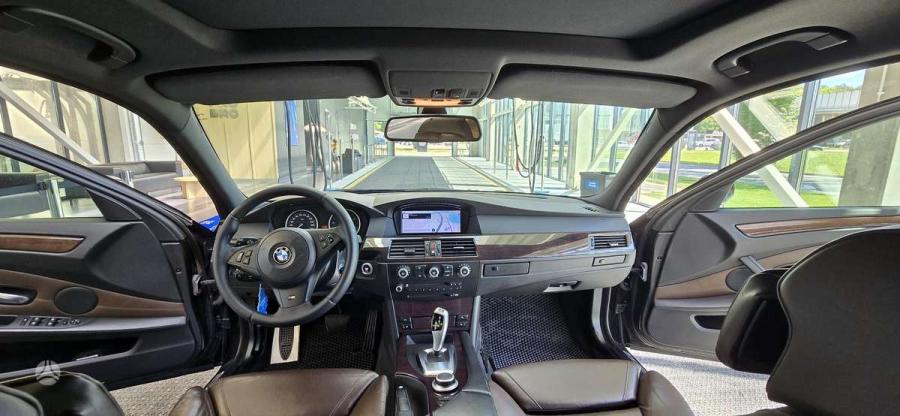 Melns BMW 535 2007 Kauņa, ar dzinēja tilpumu 3.00 L un nobraukumu 420 tūkst. km par 6750 €, foto 13 vietnē AUTOMOTO.COM.LV