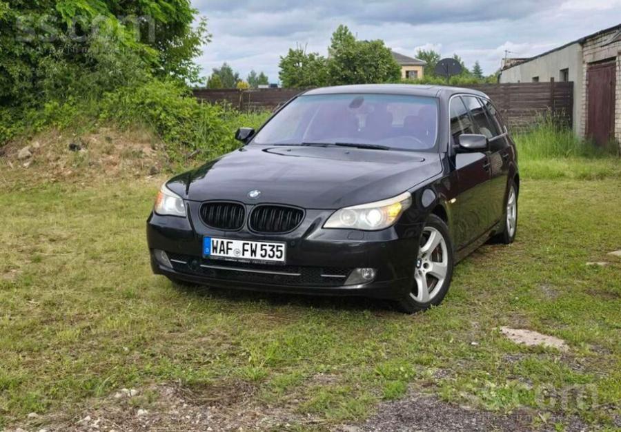 Melns BMW 535 2007 Bauska, ar dzinēja tilpumu 3.00 L un nobraukumu 276 tūkst. km par 8100 €, foto 1 vietnē AUTOMOTO.COM.LV