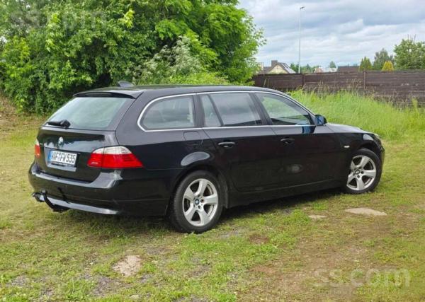 Black BMW 535 2007 in Bauska, with an engine capacity of 3.00 L and mileage of 276 thousand km for 8100 €, photo 6 on AUTOMOTO.COM.LV