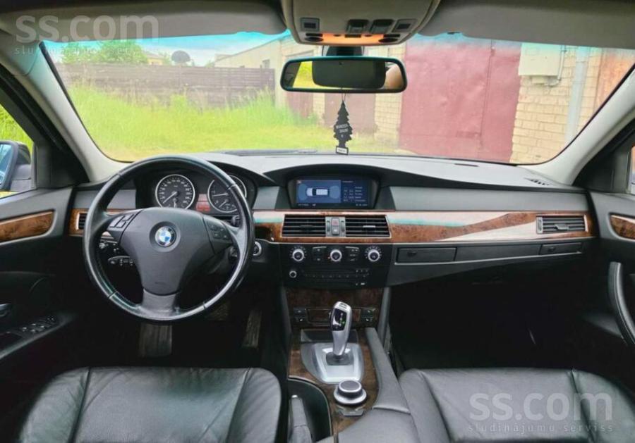 Melns BMW 535 2007 Bauska, ar dzinēja tilpumu 3.00 L un nobraukumu 276 tūkst. km par 8100 €, foto 10 vietnē AUTOMOTO.COM.LV