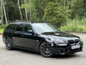Black BMW 535 2007 in Vilnius, with an engine capacity of 2.99 L and mileage of 279 thousand km for 7499 €, photo  on AUTOMOTO.COM.LV