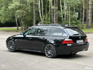 Black BMW 535 2007 in Vilnius, with an engine capacity of 2.99 L and mileage of 279 thousand km for 7499 €, photo 6 on AUTOMOTO.COM.LV