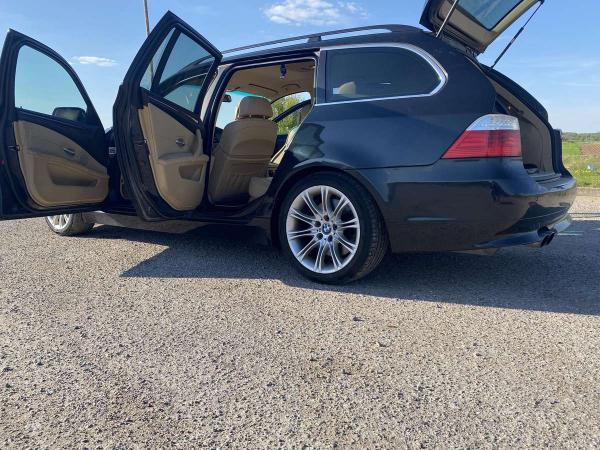 Black BMW 535 2007 in Lazdijai, with an engine capacity of 0.00 L and mileage of 399 thousand km for 4200 €, photo 5 on AUTOMOTO.COM.LV