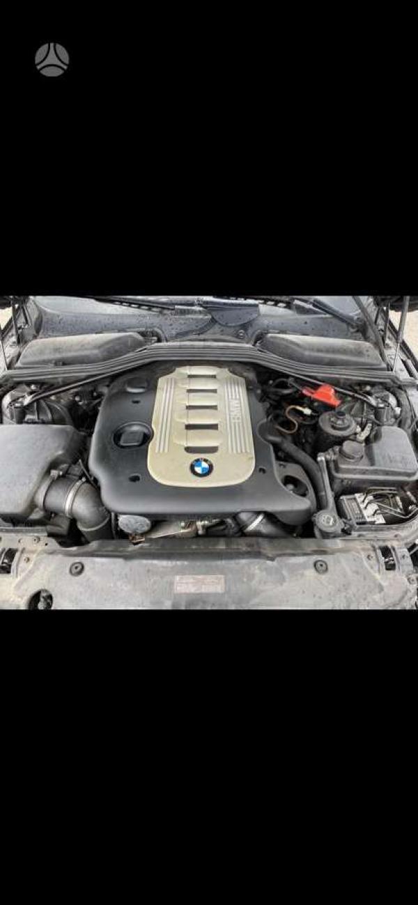 Black BMW 535 2007 in Lazdijai, with an engine capacity of 0.00 L and mileage of 399 thousand km for 4200 €, photo 7 on AUTOMOTO.COM.LV