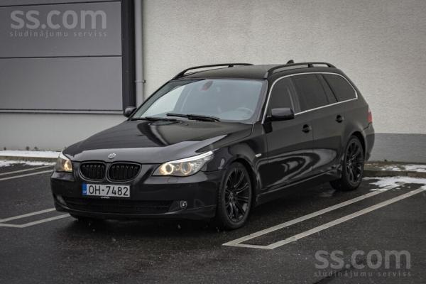 Melns BMW 535 2008 Rīga, ar dzinēja tilpumu 3.00 L un nobraukumu 338 tūkst. km par 5500 €, foto 1 vietnē AUTOMOTO.COM.LV