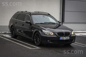 Black BMW 535 2008 in Riga, with an engine capacity of 3.00 L and mileage of 338 thousand km for 5500 €, photo 4 on AUTOMOTO.COM.LV