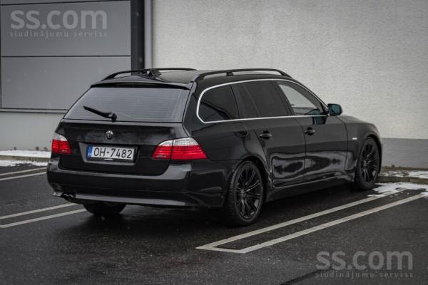 Melns BMW 535 2008 Rīga, ar dzinēja tilpumu 3.00 L un nobraukumu 338 tūkst. km par 5500 €, foto 4 vietnē AUTOMOTO.COM.LV