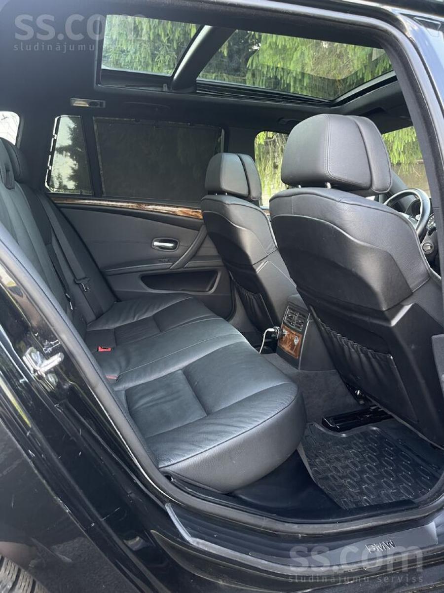 Melns BMW 535 2008 Jelgava, ar dzinēja tilpumu 3.00 L un nobraukumu 300 tūkst. km par 8699 €, foto 11 vietnē AUTOMOTO.COM.LV