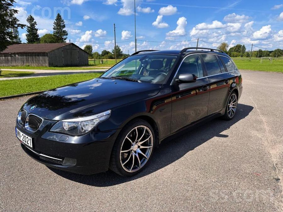 Черный БМВ 535 2009 в Цесис, объемом двигателя 3.00 л и пробегом 419 тыс. км за 5000 €, фото 1 на AUTOMOTO.COM.LV