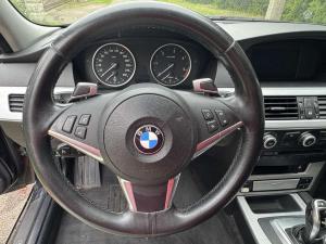 Black BMW 535 2009 in Marijampole, with an engine capacity of 2.99 L and mileage of 380 thousand km for 4150 €, photo 16 on AUTOMOTO.COM.LV