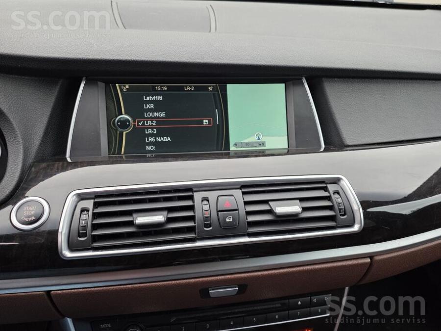 Black BMW 535 2010 in Riga, with an engine capacity of 3.00 L and mileage of 264 thousand km for 10990 €, photo 15 on AUTOMOTO.COM.LV